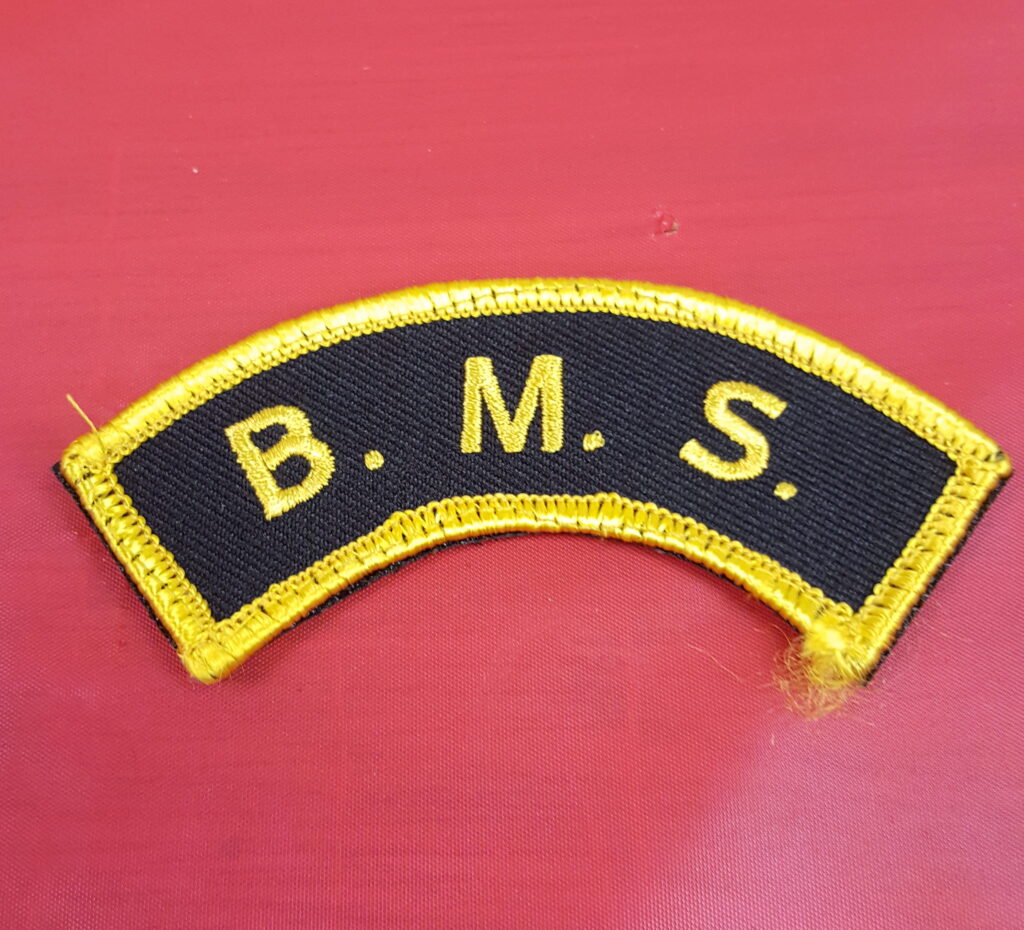 BMS (Basic Military Skills ) Badge Velcro