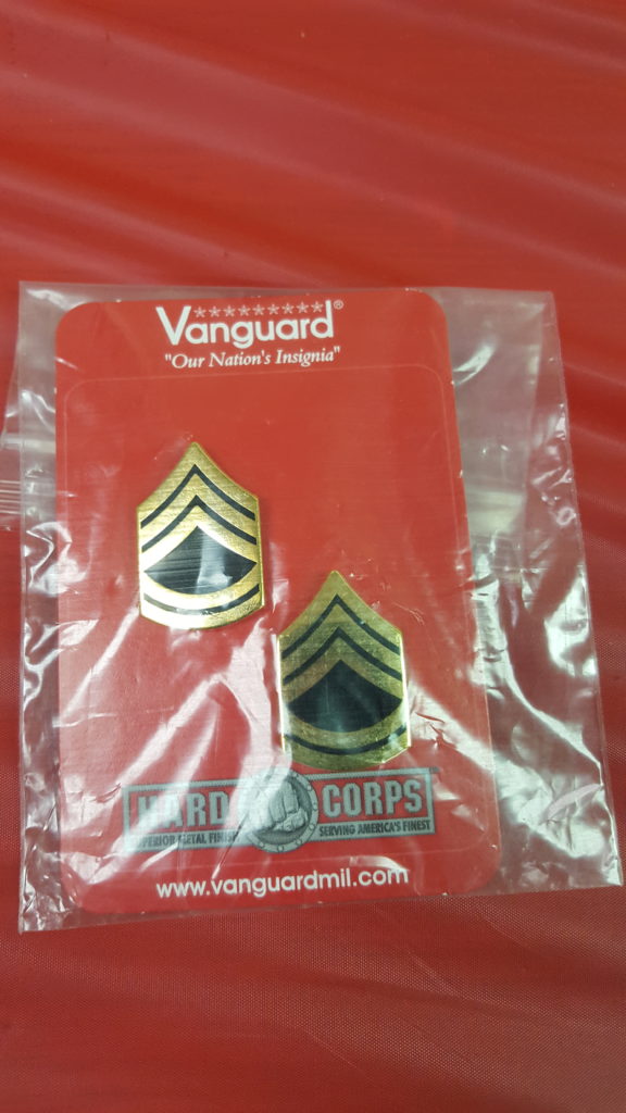 SFC Gold Rank (Pair) - St. John's Military School Historical Museum