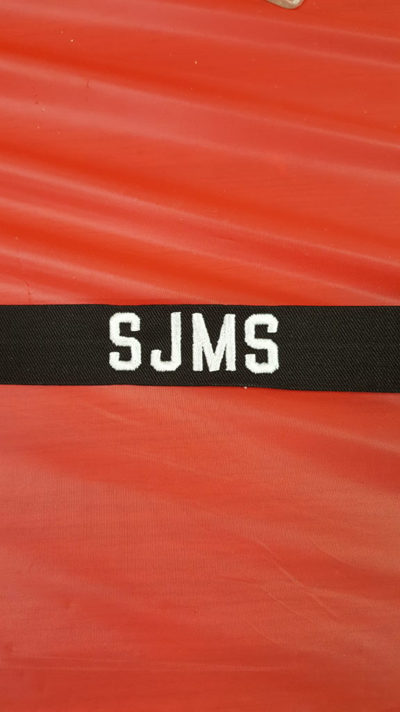 Black SJMS Name Tapes