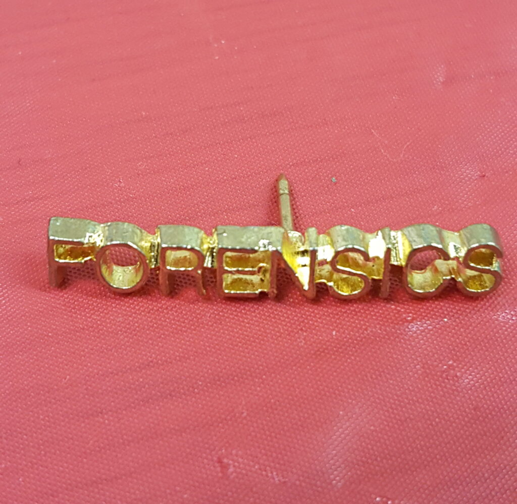 Letter Pin, Forensics
